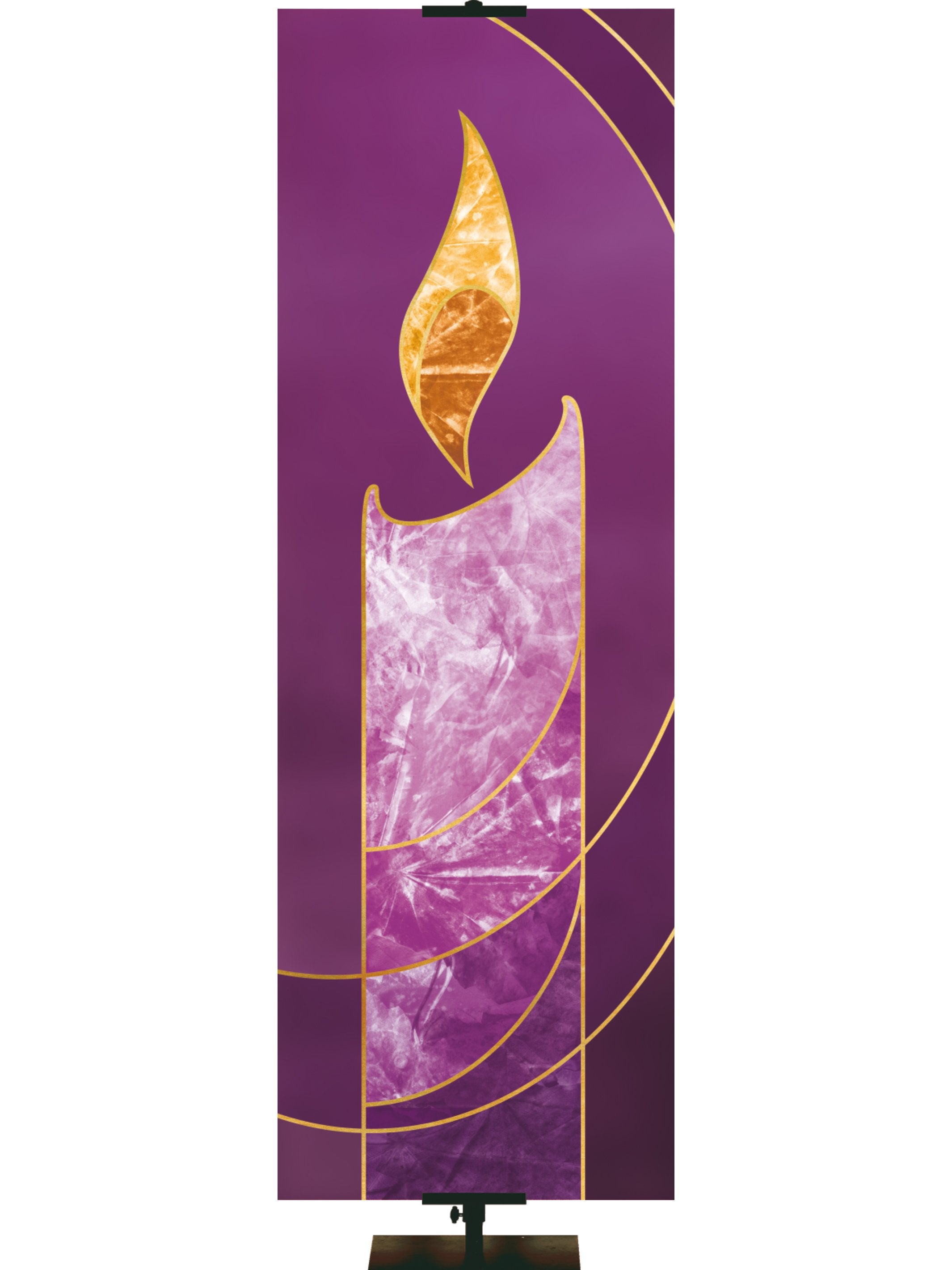Advent Season Colors of the Liturgy Church Banners - Reflect the ...