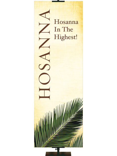 Easter Linen Hosanna Banner – PraiseBanners