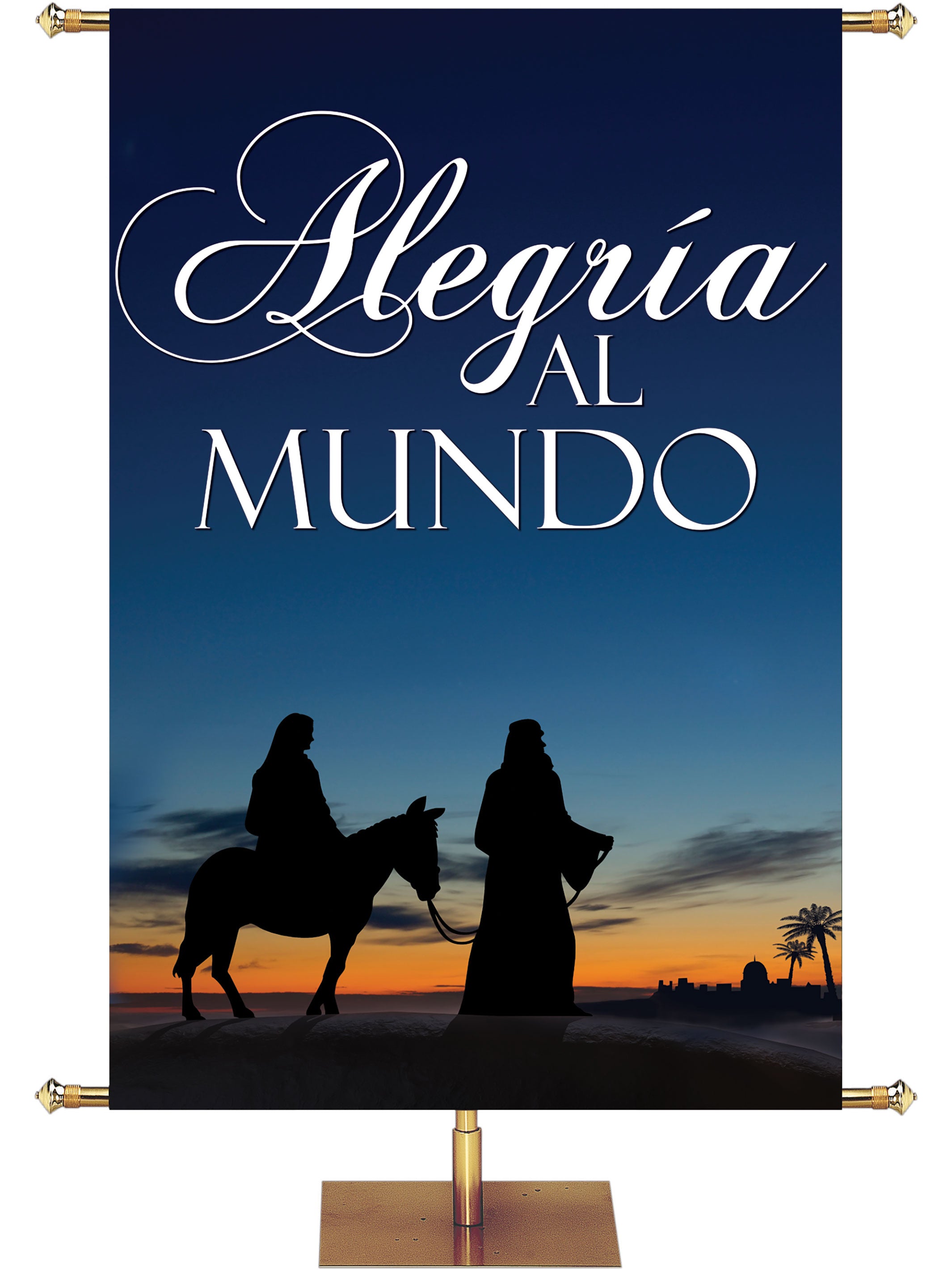 Spanish Nativity Scene Banner