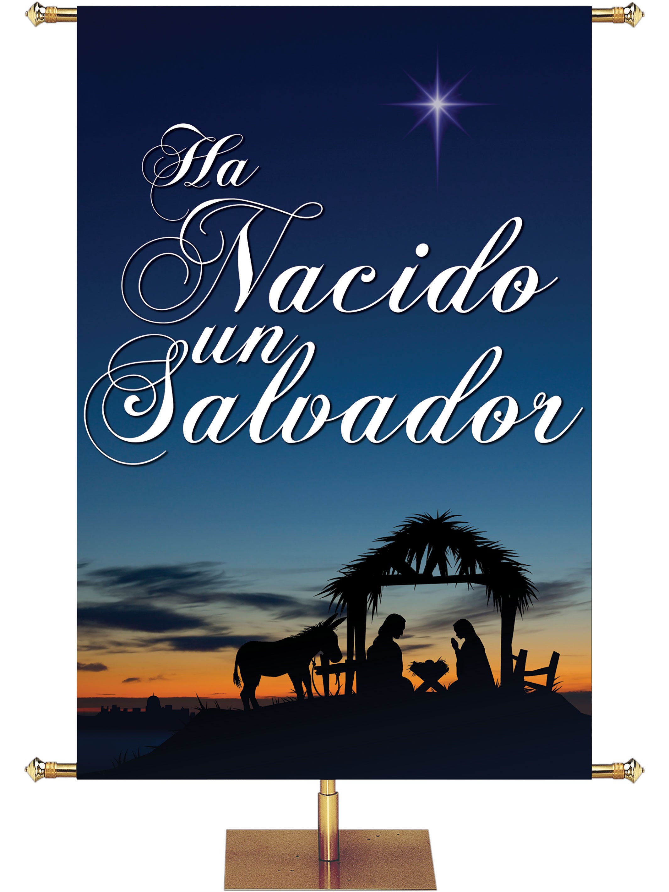 Spanish The Nativity A Savior is Born Banner #ESP-NAT-SIB-
