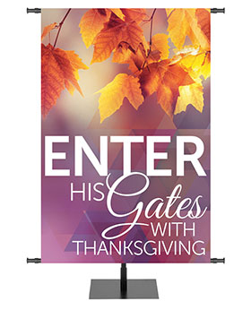 Autumn Prisms Church Banners - Radiant Displays Reflecting Fall’s Splendor