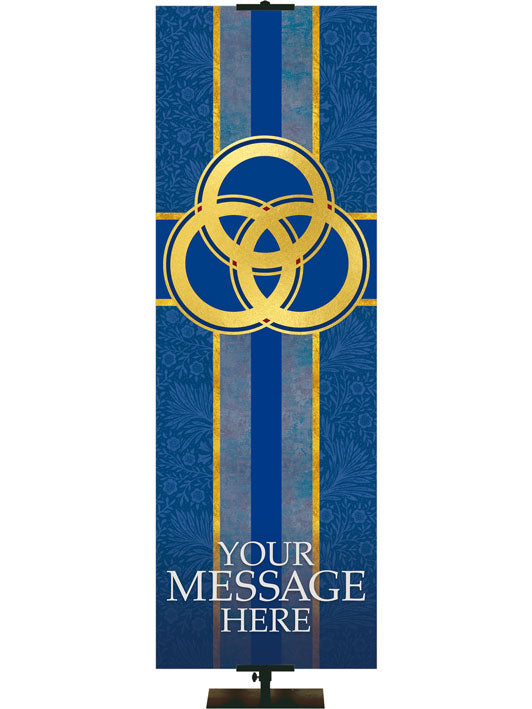 Trinity Symbol Custom Church Banner Tapestries of Faith