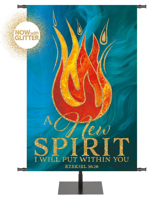 Church Banners Invite the Spirit - Pentecost Banners - PraiseBanners™