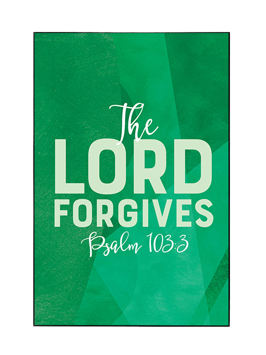 Promises of God The Lord Forgives Church Wall Art SEG