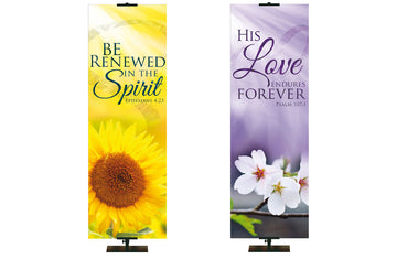 Signs of Spring Church Banners - Celebrate Renewal with Seasonal Messages