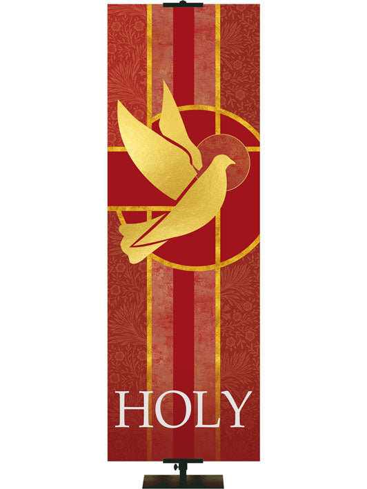 Dove Symbol and Holy Church Banner Tapestries of Faith | Liturgy