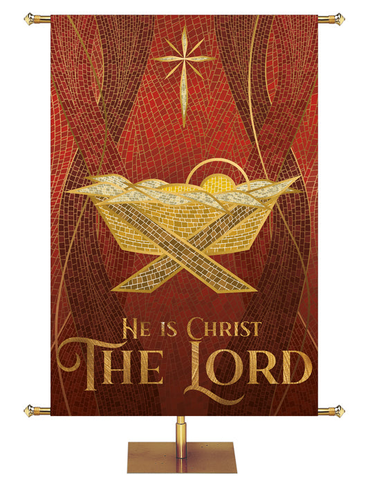 Christmas Mosaic Church Banners - Intricate, Artistic Displays for the ...