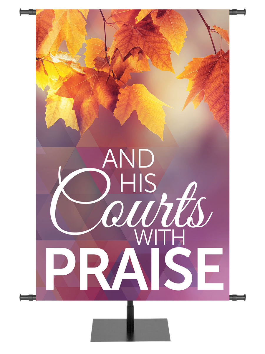 Autumn Prisms Church Banners - Radiant Displays Reflecting Fall’s Splendor