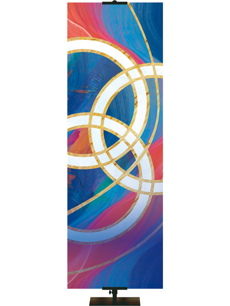 Custom Trinity Symbol Frescoes of Faith Hope Church Banner – PraiseBanners