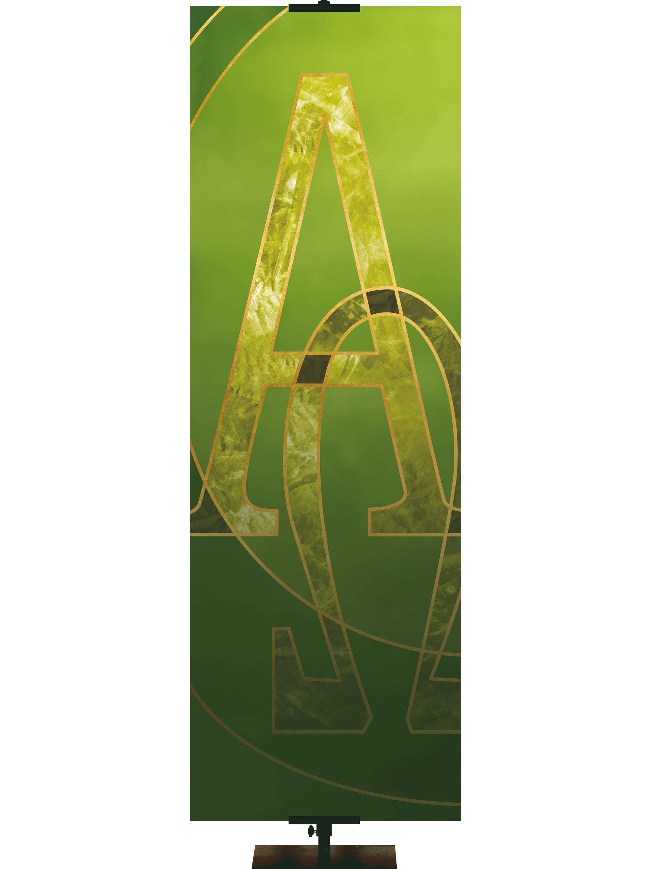 Custom Liturgical Alpha Omega Banner