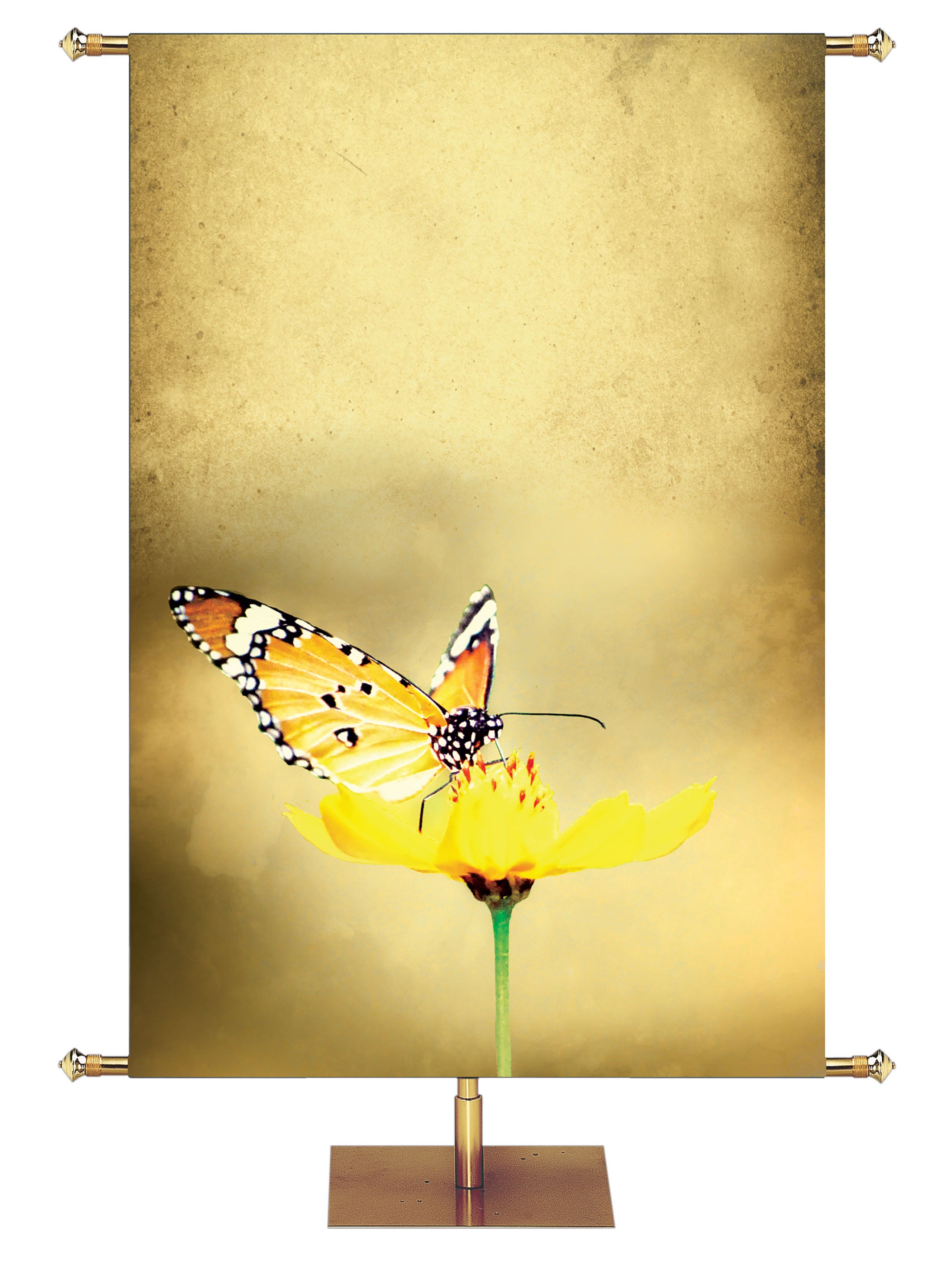 Butterfly & Flower Custom Banner Custom Easter Banners