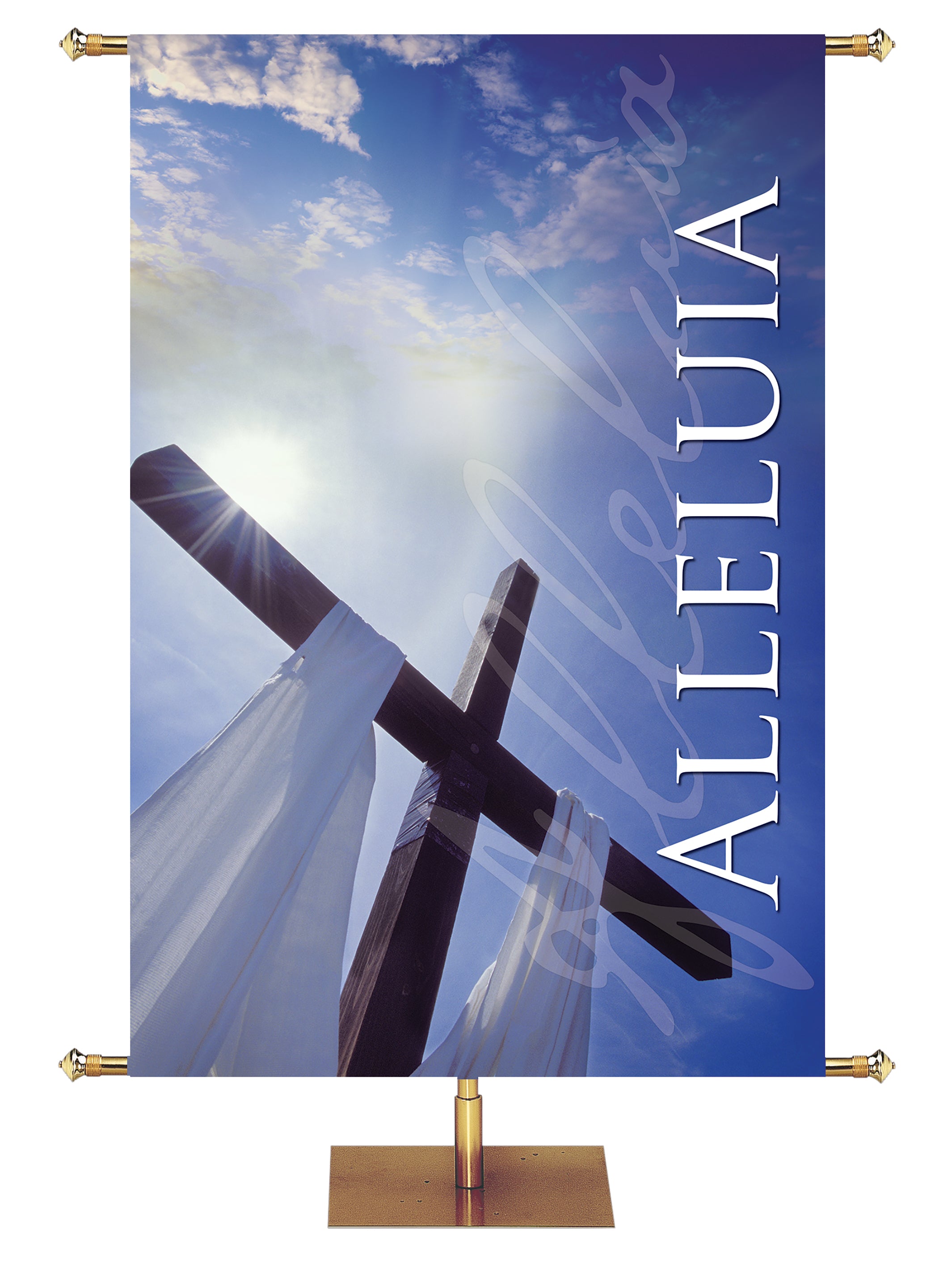 Alleluia Colors of Easter Church Sanctuary Banner – PraiseBanners™
