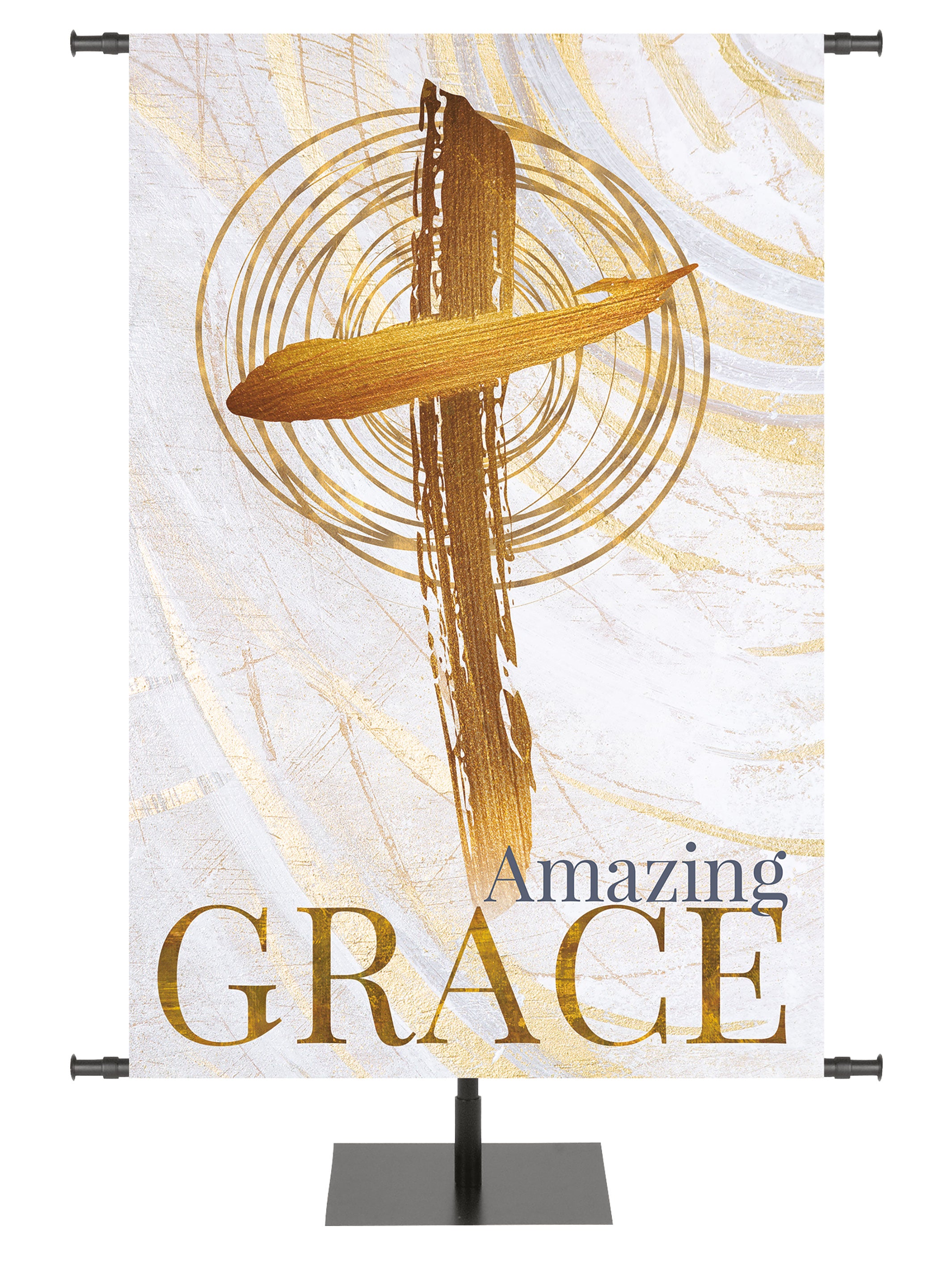 } Echoes of Easter Amazing Grace Cross Easter Banners – PraiseBanners™
