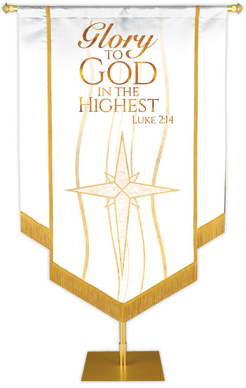 Experiencing God Embellished Star, Glory To God Banner – PraiseBanners