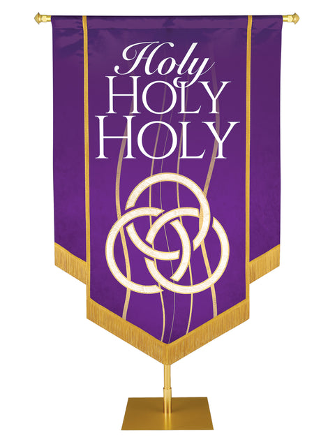 Experiencing God Embellished Trinity, Holy Holy Holy Banner – PraiseBanners