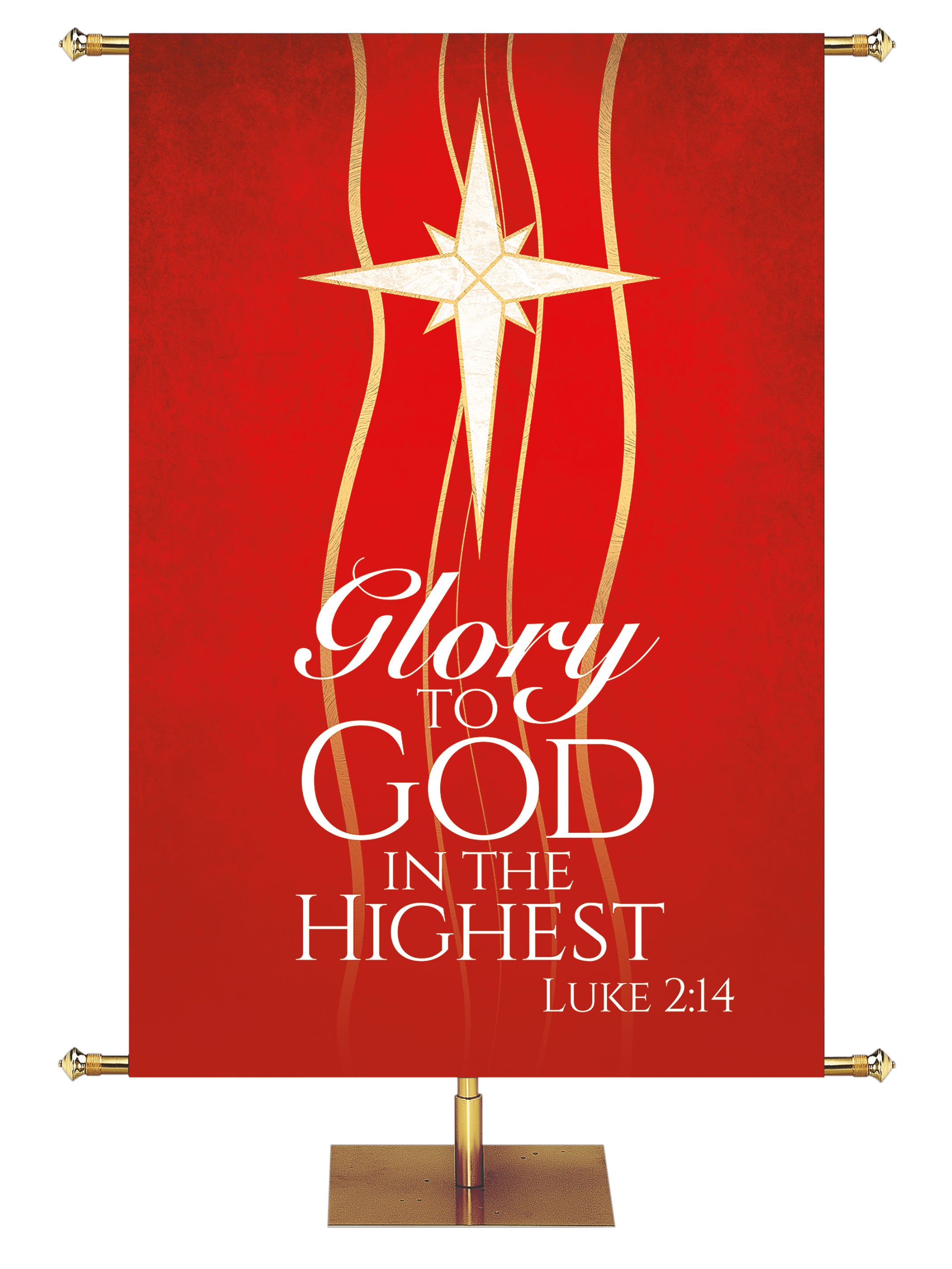 Experiencing God Symbols and Phrases Star, Glory to God Liturgical Banners