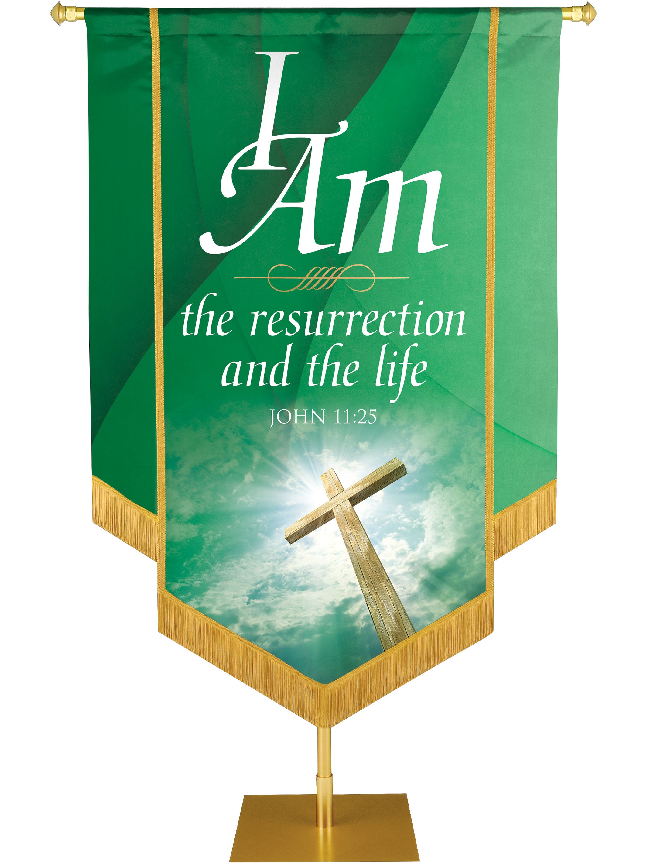 I AM Resurrection Banner | Easter Church Banner