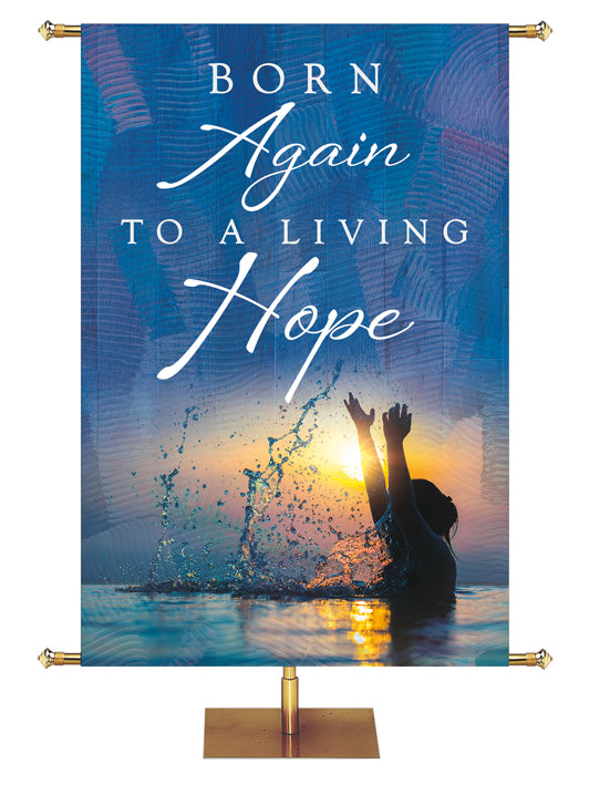 Born Again To A Living Hope Living Hope Church Banner