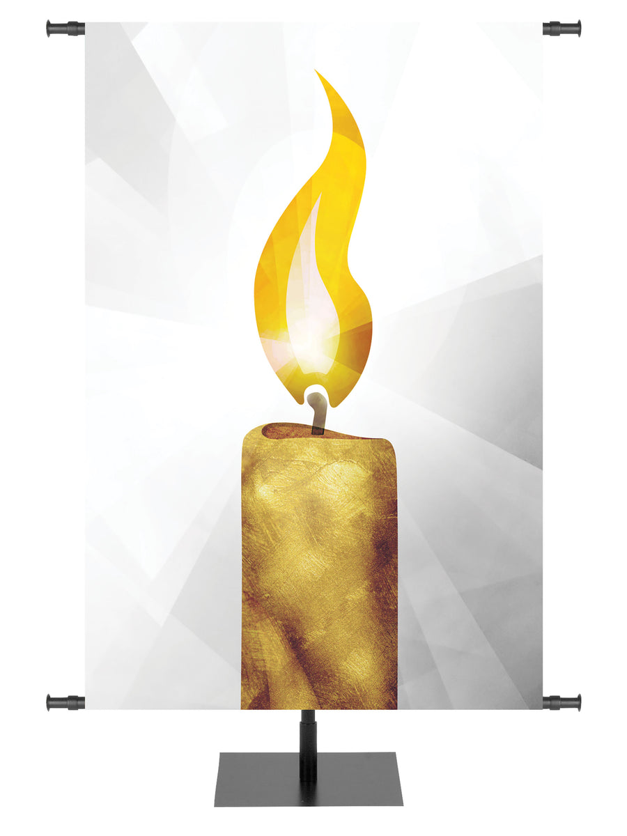 Candle Symbols of the Liturgy Banner