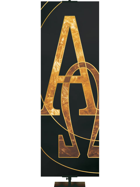 Liturgical Banner Alpha Omega – PraiseBanners