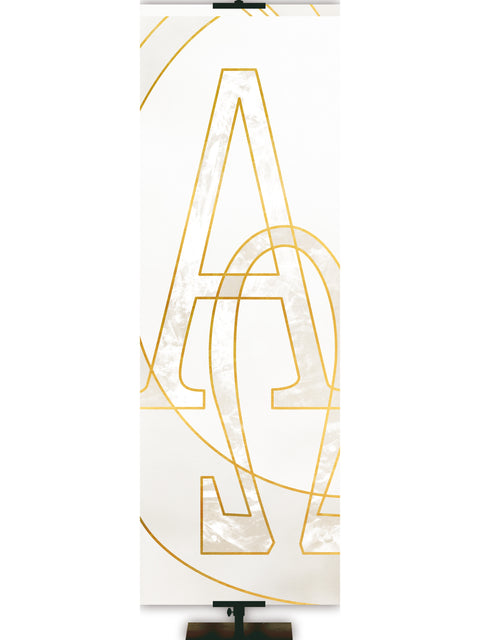 Liturgical Banner Alpha Omega – PraiseBanners