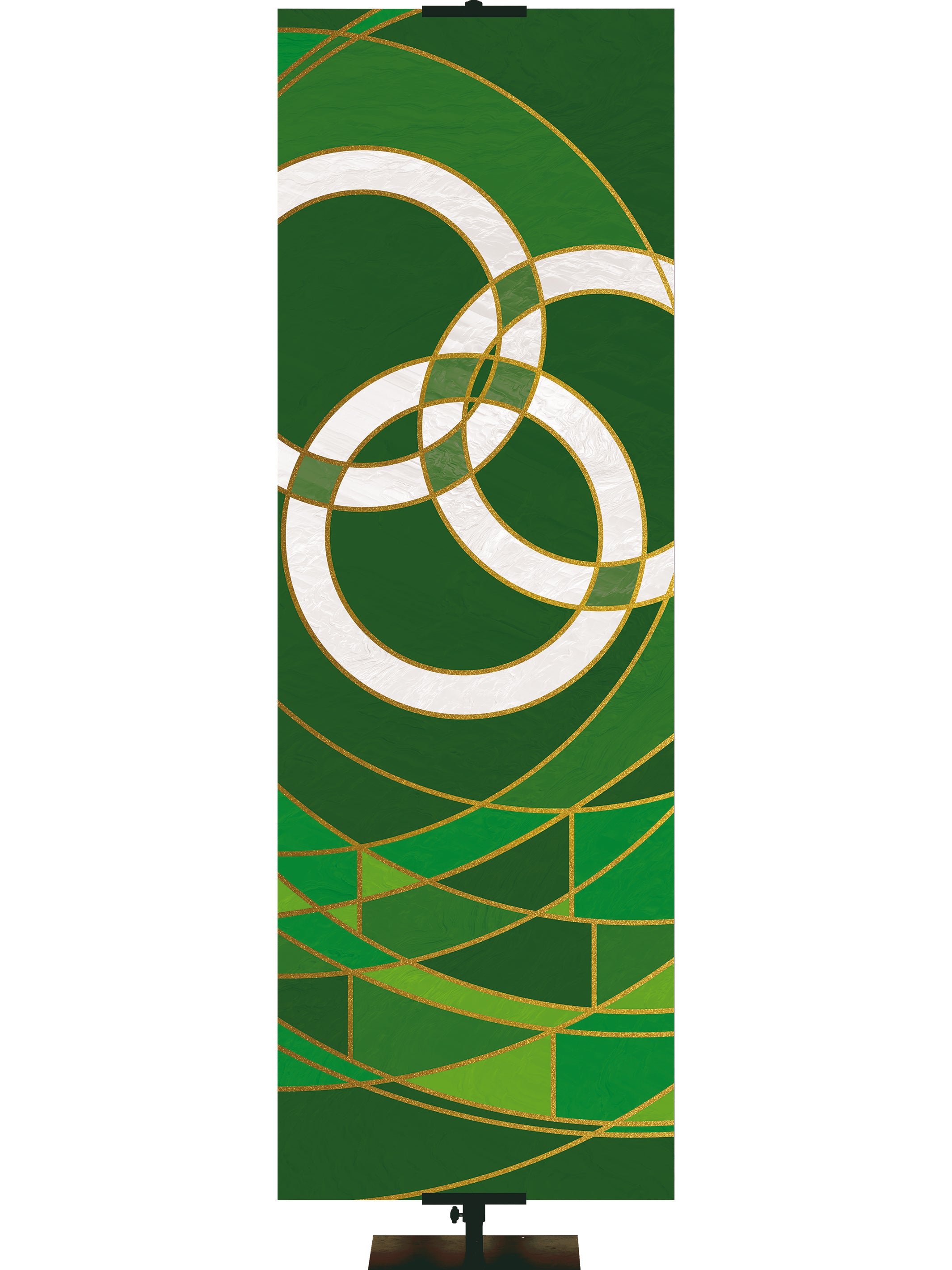 Luminescent Liturgical Trinity Banner