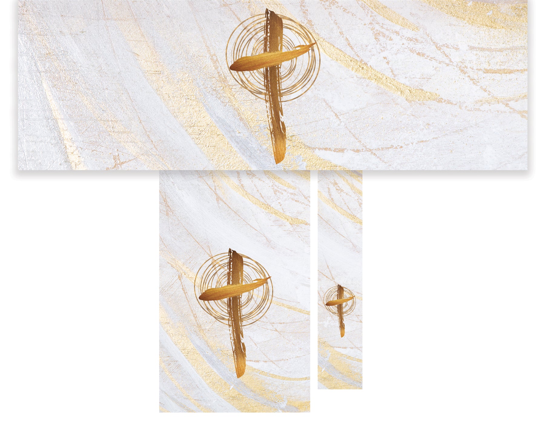 Echoes of Easter Cross Symbol 3 Piece Parament Set – PraiseBanners