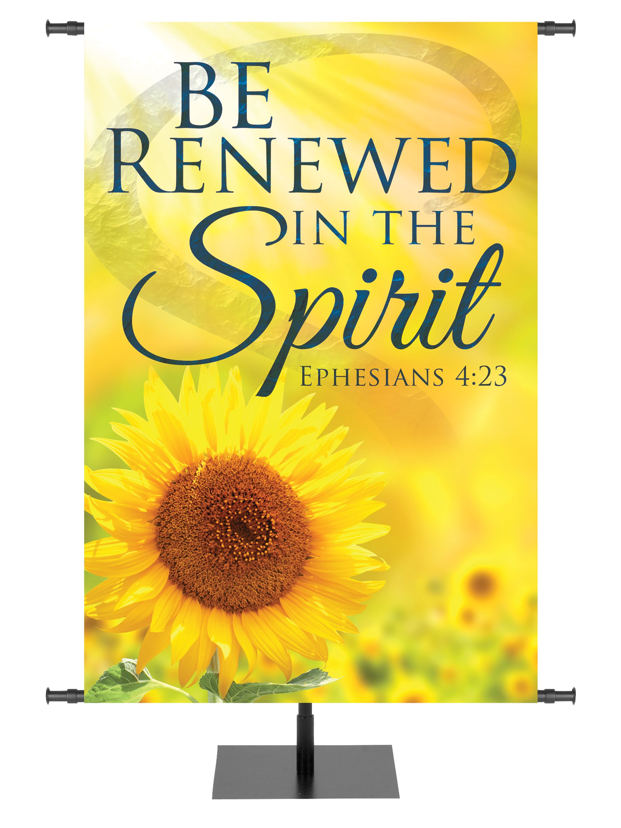 Signs of Spring Be Renewed In The Spirit Year Round Banners