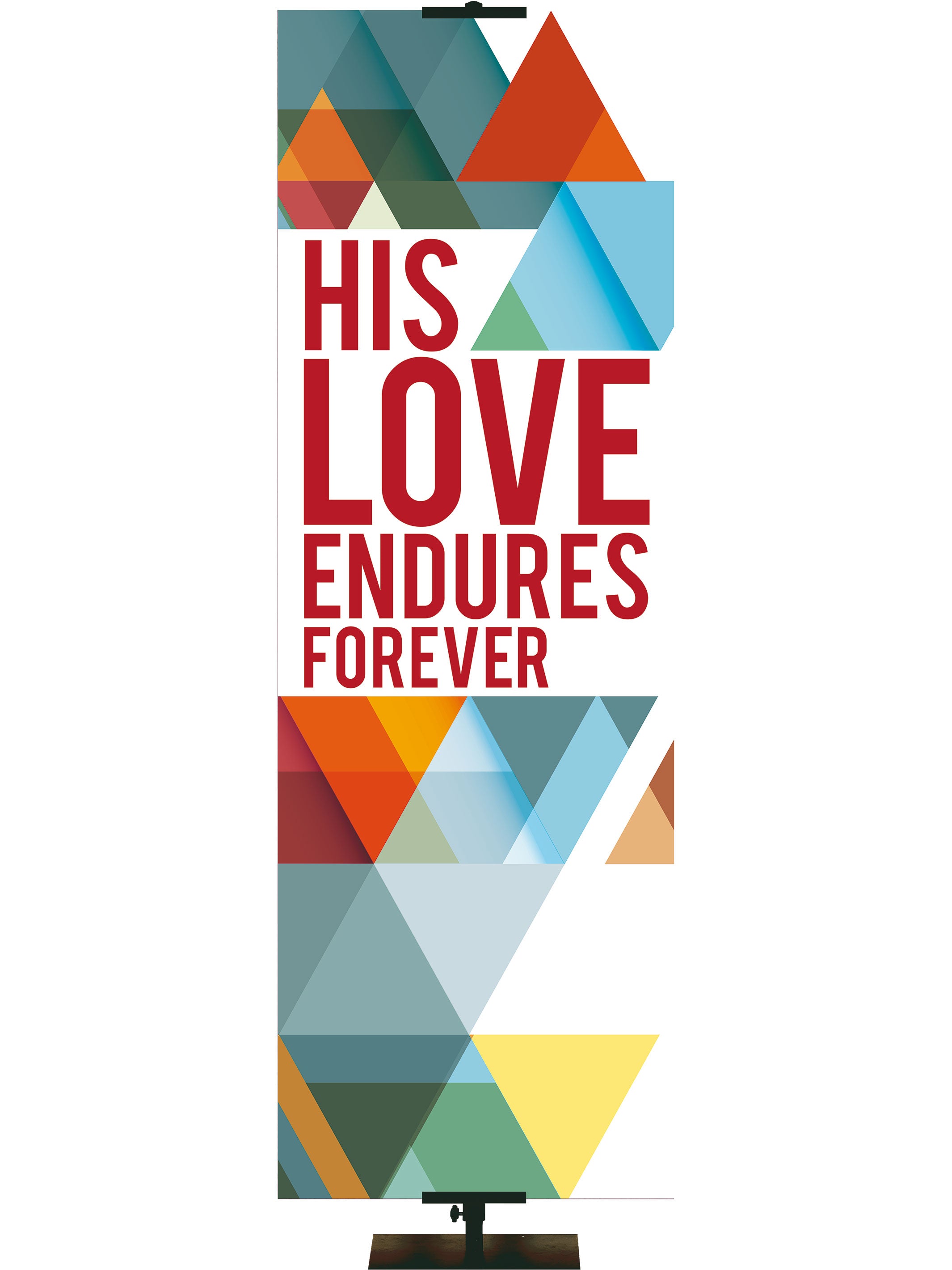 The Dynamic Word His Love Endures Forever Year Round Banners