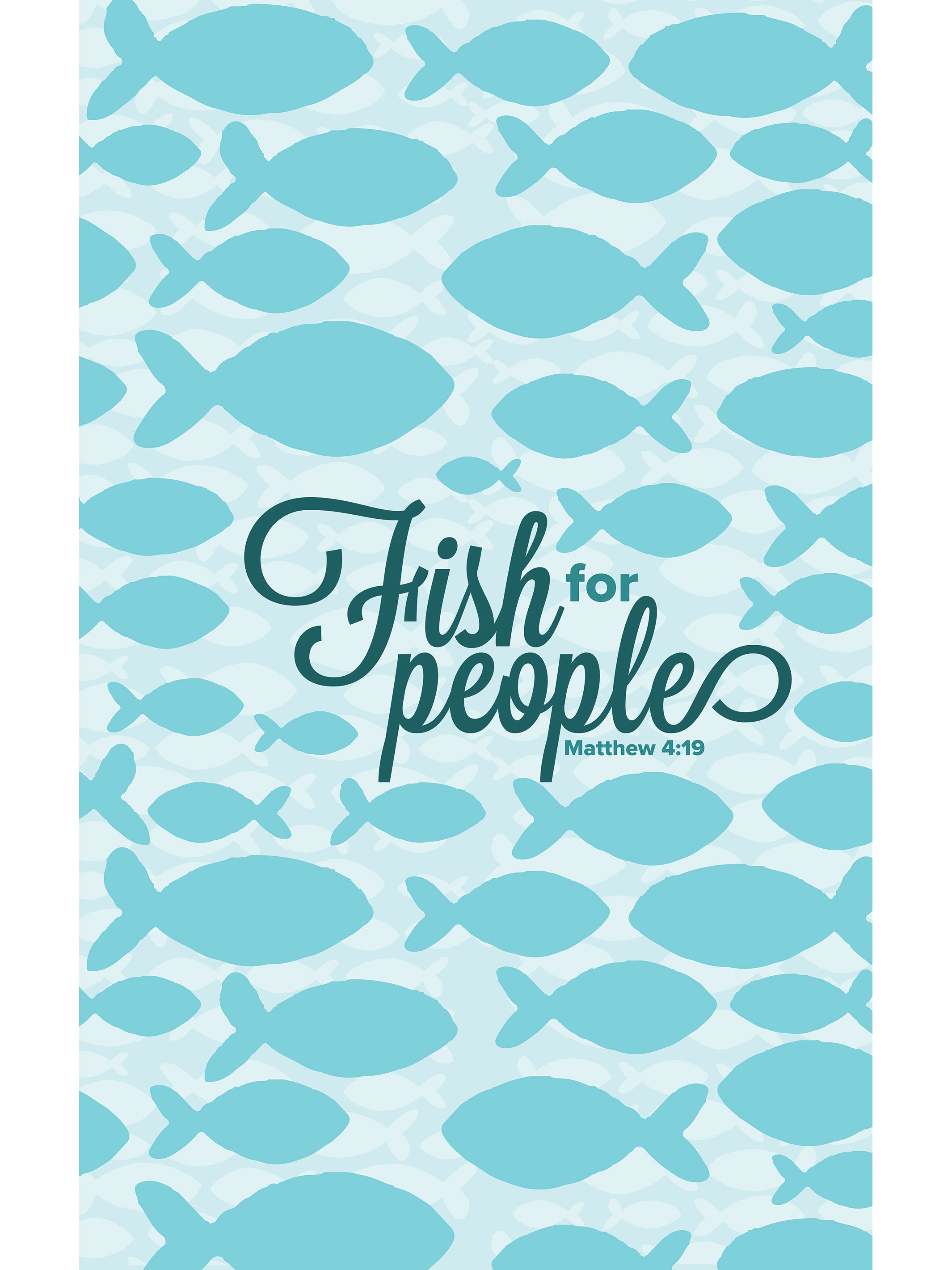 Fish for People Vinyl Area Rug