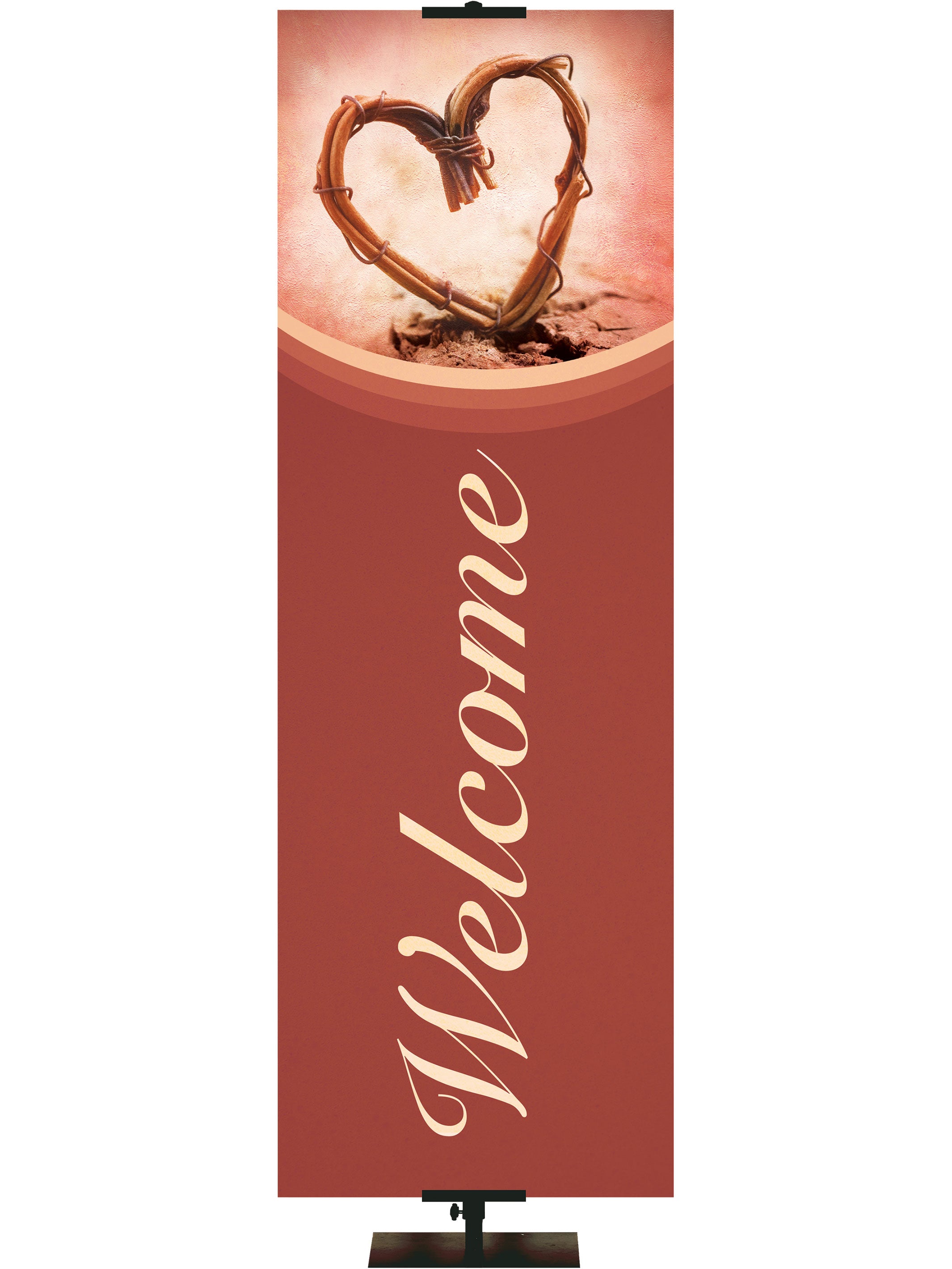 Heart Stock Welcome Banner