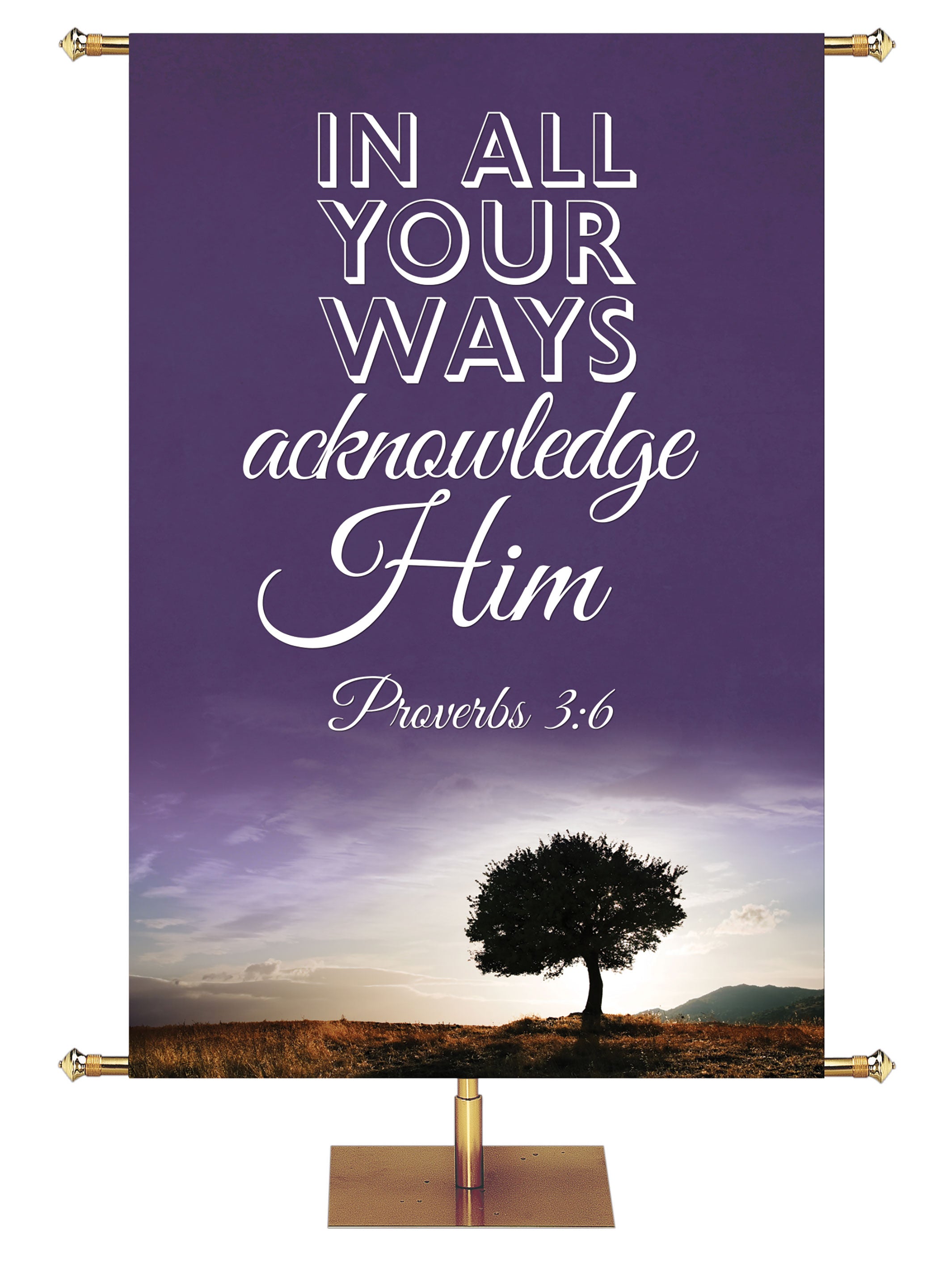 Acknowledge Proverbs Banner